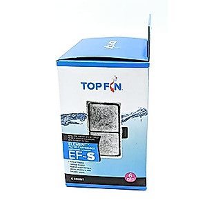 Top Fin EF-S Element Filter Cartridges (6 Count) for Fish Tank