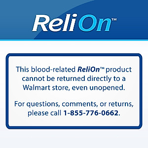 Relion Test Strips - Prime and Platinum Diabetes Glucose Meter 50 Counts (Pack of 1), Boxed by Fusion Shop Store