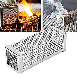 Boquite Valentine's Day Carnival Premium Smoker Tube 6 inches - for Any Grill or Smoker, Hot or Cold Smoking - an Easy and Safe Way to Provide Smoking - Stainless Steel 304 BBQ Smoker