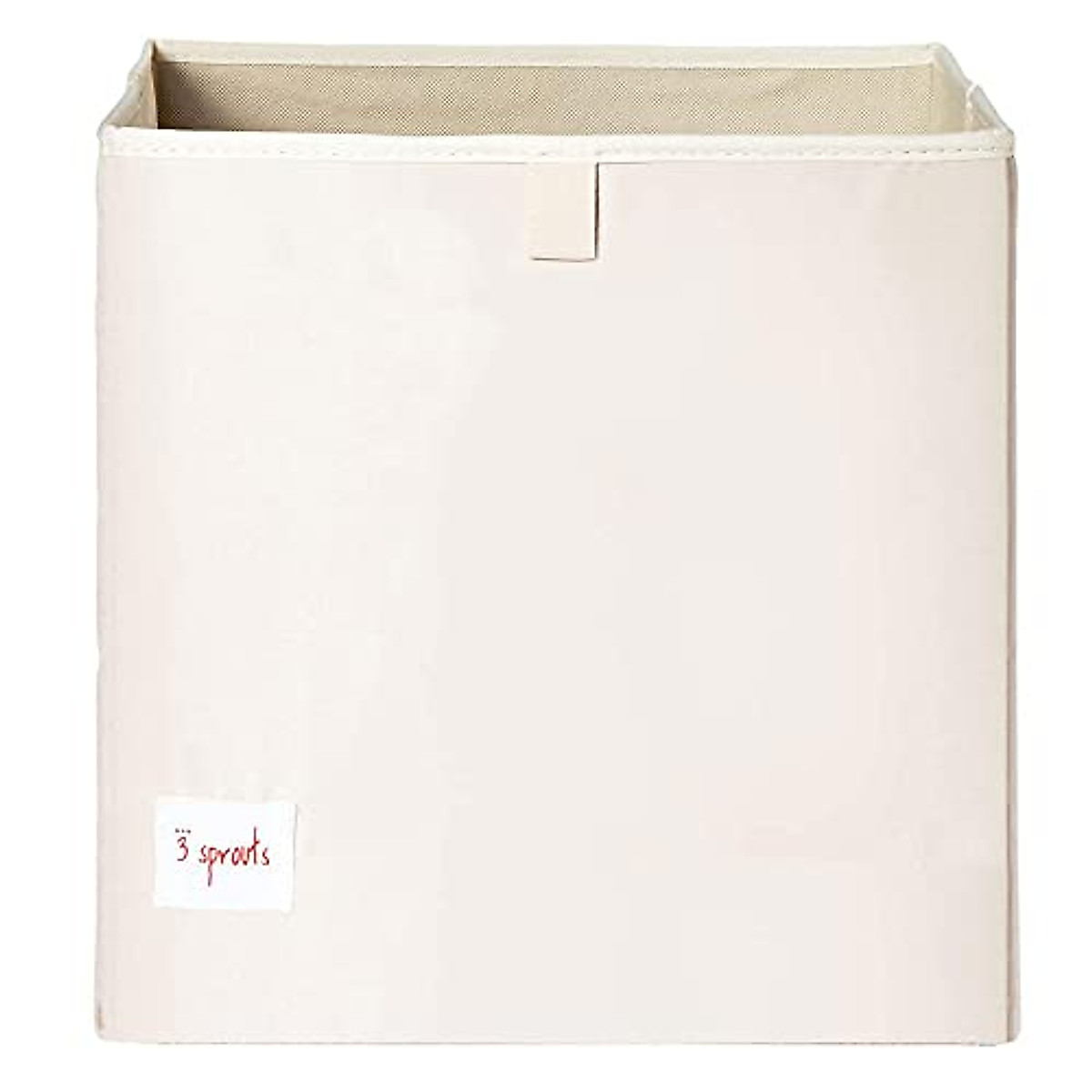 3 Sprouts Large 13 Inch Square Children's Foldable Fabric Storage Cube Organizer Box Soft Toy Bin 2 Piece Bundle with Blue Cat and Orange Fox Designs