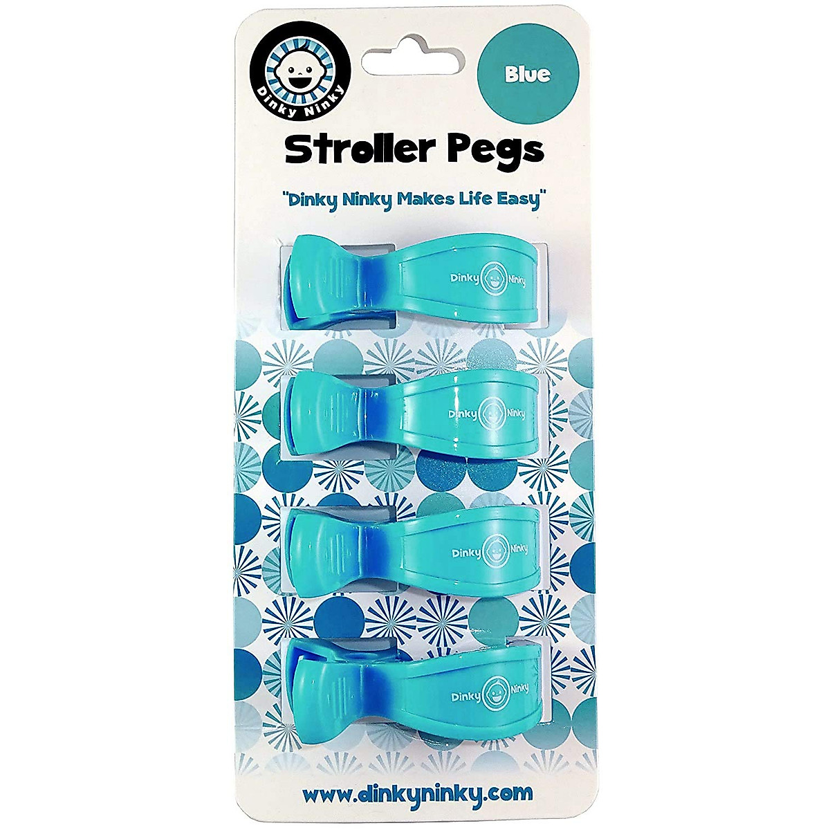 Stroller Clips to Hook Muslin Sun Shade to Canopy, Car Seat Cover Clip, Nursing Cover, Pram Toy Holder, Blanket Clamp - Best Baby Shower Registry Gift - Buggy Accessory