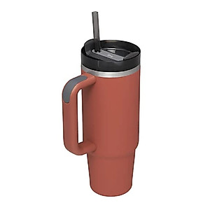 Stanley The Quencher H2.0 FlowState Tumbler (Soft Matte) | 30 OZ Red Rust