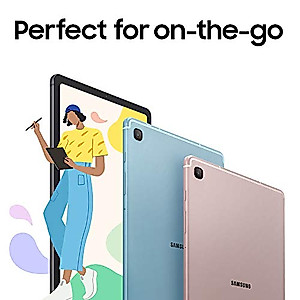 SAMSUNG Galaxy Tab S6 Lite 10.4" 64GB WiFi Android Tablet w/ S Pen Included, Slim Metal Design, Crystal Clear Display, Dual Speakers, Long Lasting Battery, SM-P610NZAAXAR, Oxford Gray