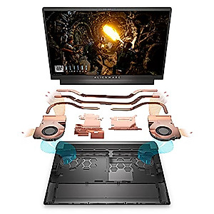 Alienware m15 R6, 15.6 inch QHD 240Hz Non-Touch Gaming Laptop - Intel Core i7-11800H, 16GB DDR4 RAM, 512GB SSD, NVIDIA GeForce RTX 3060 6GB GDDR6, Windows 10 Home- Dark Side of the Moon (Latest Model)