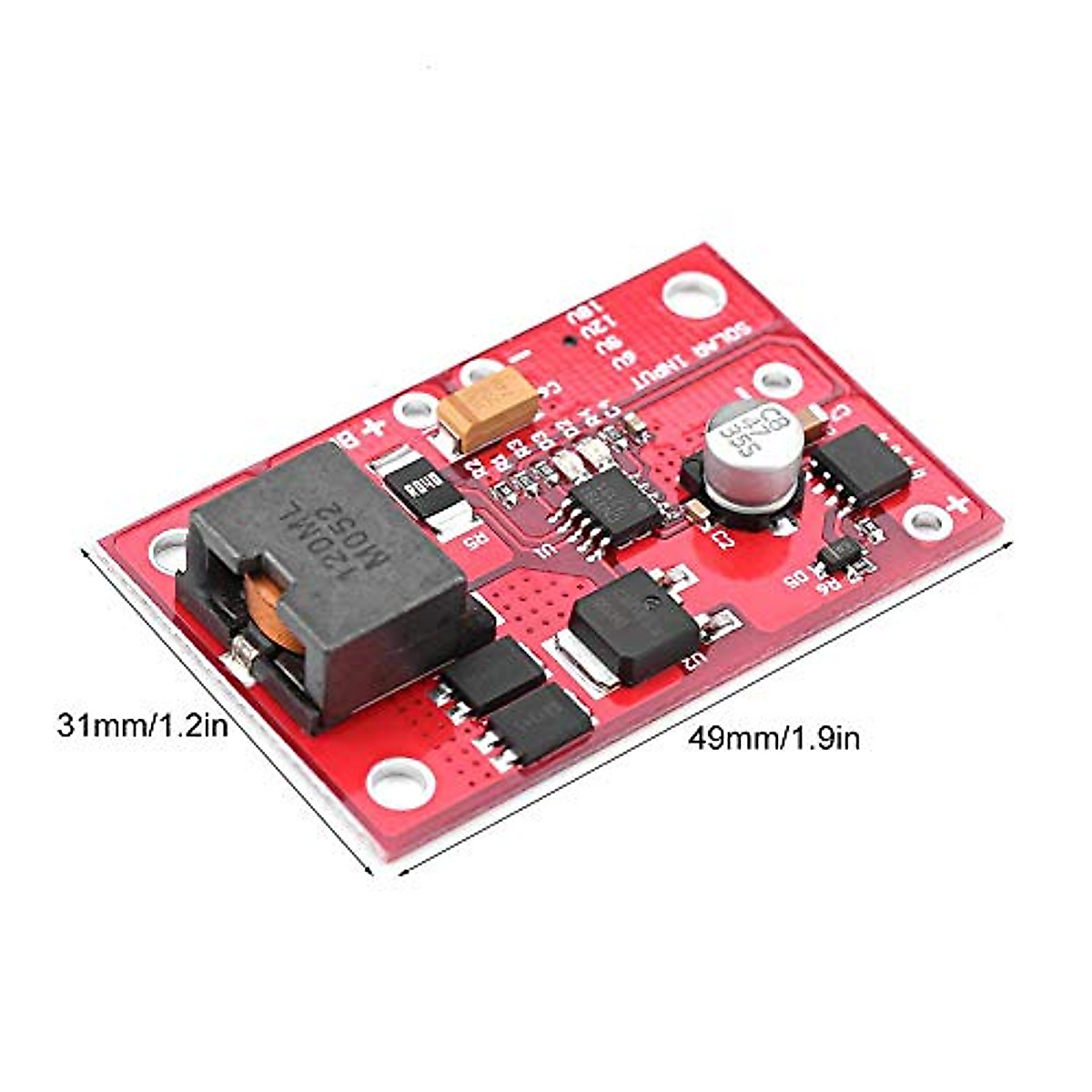 Jeanoko CN3791 12V 3A MPPT Solar Panel Controller, Solar Charge Controller Battery Charger 1 Cell Lithium Battery Charging 3.7V 4.2V