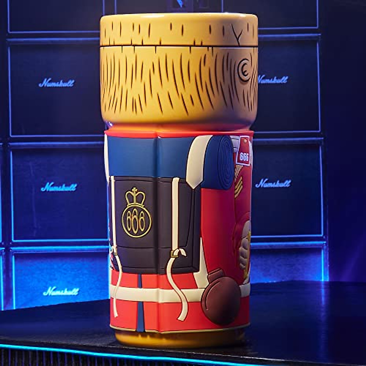 CosCups by Numskull Iron Maiden Eddie The Trooper Ceramic Mug Gift with Rubber Sleeve 400ml - Official Iron Maiden Merchandise