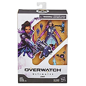 Hasbro Gaming E6487AS00 Overwatch Ultimates Series Sombra 6" Collectible Action Figure