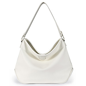 Montana West Hobo Bags for Women Purses and Handbags Classic Simple Top Handle Shoulder Satchel Bags MWC-085WH