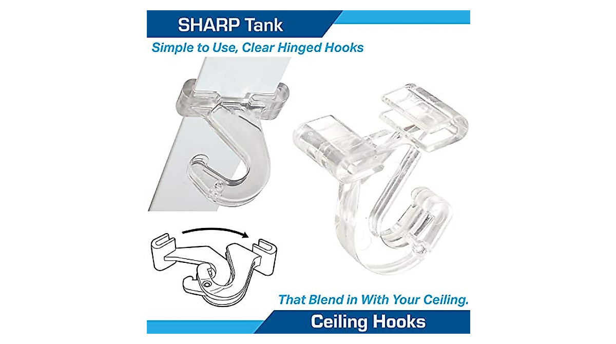 Lightweight Ceiling Hooks for Suspended Ceilings | 40 Pack