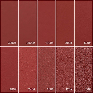 HongWay 300pcs 2 Inches Sanding Discs Pad Kit for Drill Sanding Grinder Rotary Tools with Backer Plate Shank and Soft Foam Buffering Pad, Sandpapers Includes 60-3000 Grit