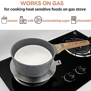 7.87inch Stainless Steel Induction Cooktop Adapter Plate, Heat Diffuser for Glass and Electric Cooktop, Detachable Handle