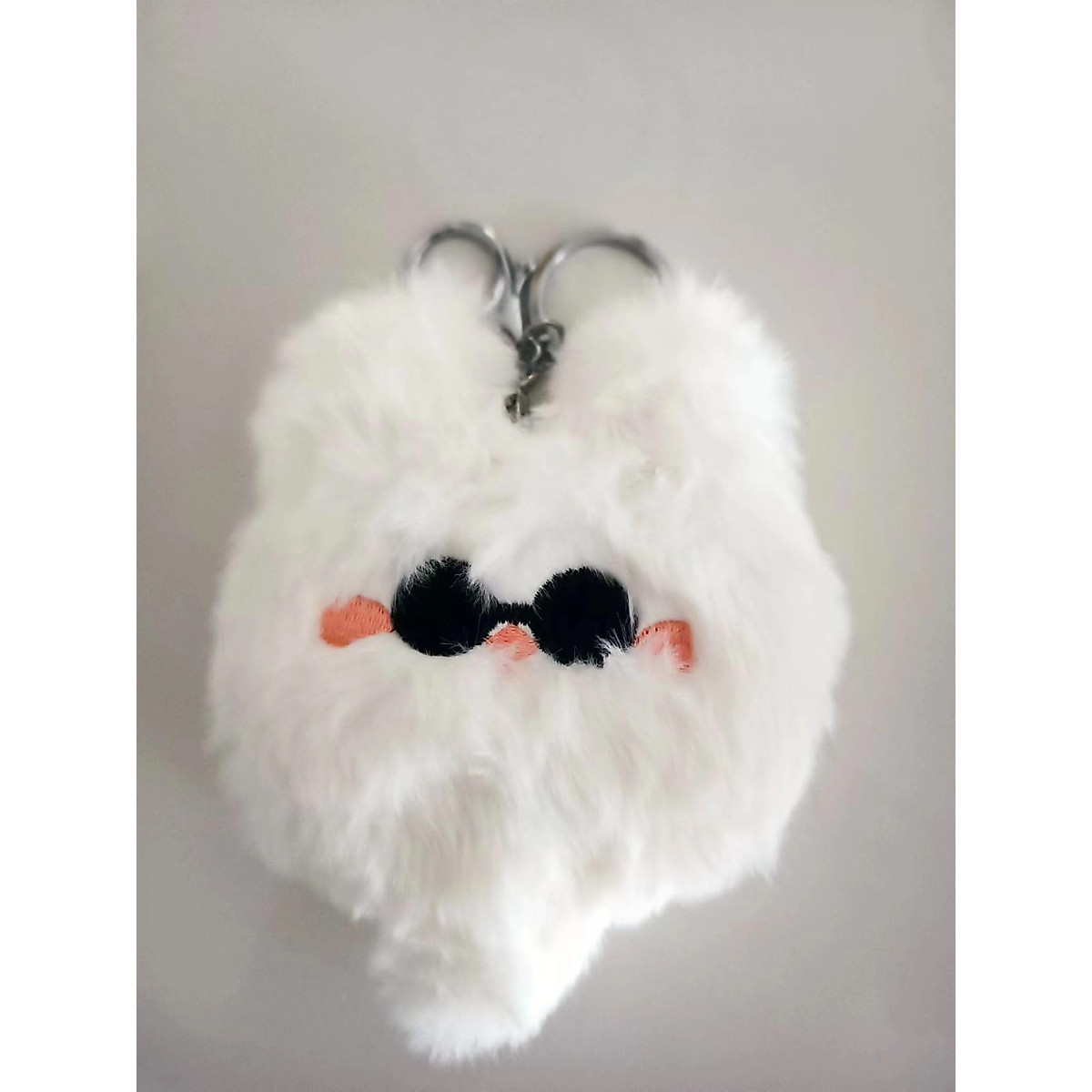 XNCOSER Anime JJK Satoru Keychain,Satoru Cosplay Keychain Cute Cat Keyring Cosplay Accessory Prop (01)