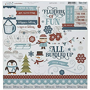 Echo Park Paper Company Love Winter Collection Kit 12-x-12-Inch