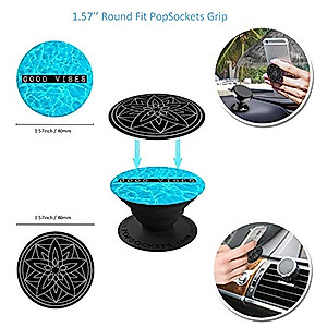 Metal Plate for Phone Car Magnetic Mount 6 Pack,Magnet Holder Disc Replacement Case Sticker with 3M Adhesive for iPhone Magnets Cradle-less Mounts Cell Phone Mini Tablet GPS Stand 2 Rectangle 4 Circle