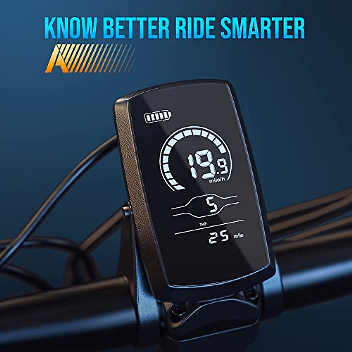 AVANTREK Cybertrack 200 Electric Bike Foldable 20"x4" Fat Tire Electric Bicycle, 1.5X Faster Charge, 500W Brushless Motor 48V/10Ah Removable Battery, Shimano 7 Speed - Silver