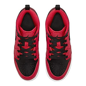 Jordan Boy's Jordan 1 Mid (Little Kid) Gym Red/Black/White 3 Little Kid M