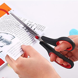 Scissors, 2 Pack 7.5 inch Scissors for Office and Home, Scissors All Purpose for School Fabric Craft Supplies Use