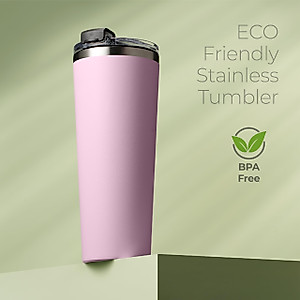 SIPX™ Triple-Insulated Tumblers - 22oz. Premium Modern Tumbler With Lid, insulated Cup Keeps Hot For 6 Hours, Stainless Steel Tumbler Made Of Sustainable Material, Coffee Travel Mug For Home & Office
