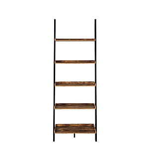 Convenience Concepts American Heritage Bookshelf Ladder, Barnwood/Black