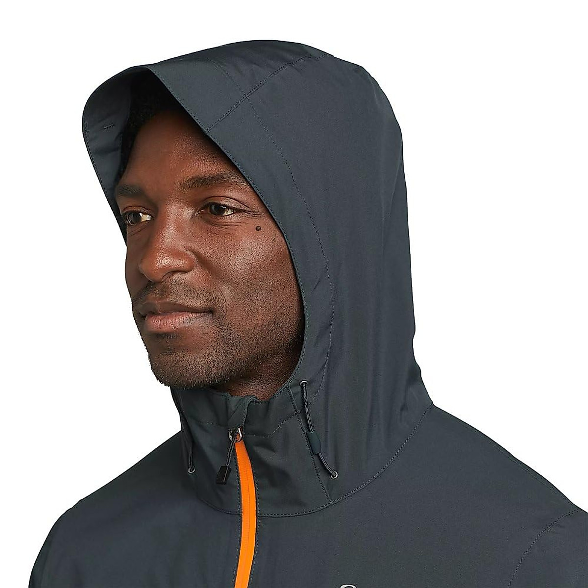 Eddie Bauer Men's Cloud Cap Stretch 2.0 Rain Jacket, Waterproof, Black, Small