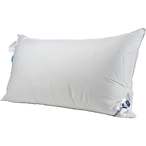 Continental Bedding - Siberian White Goose Down Pillow - Standard Size Soft Luxury Pillow for Sleeping - 800 Fill Power - Perfect Level of Softness - Great for Side, Back & Stomach Sleepers