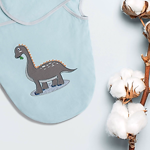 Bedsure Swaddle Blanket Baby Girl Boy, Easy Adjustable, 3 Pack Infant Sleep Sack Wrap Newborn Babies by Comfy Cubs (Small (0-3 Month) Blue White