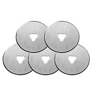 Zoid 28mm 5-Pk Rotary Refills, Cutting Wheel Blade Refills, Rotary Cutter Blades for Free-Hand Cutting and Crafting Projects