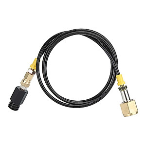 CO2 Cylinder Refill Adapter Hose, 4 9ft CO2 case CO2 Cylinder Direct Adapter, CO2 case Filling Station Charging Adapter For Soda Maker Filling for Bottle