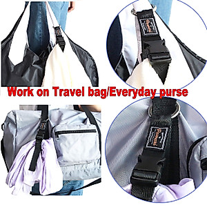 PACMAXI Stroller Hook, 2 Pack Multi Purpose Organizer Hooks Clip for Stroller, Wheelchair, Rollator, Walker (Black)