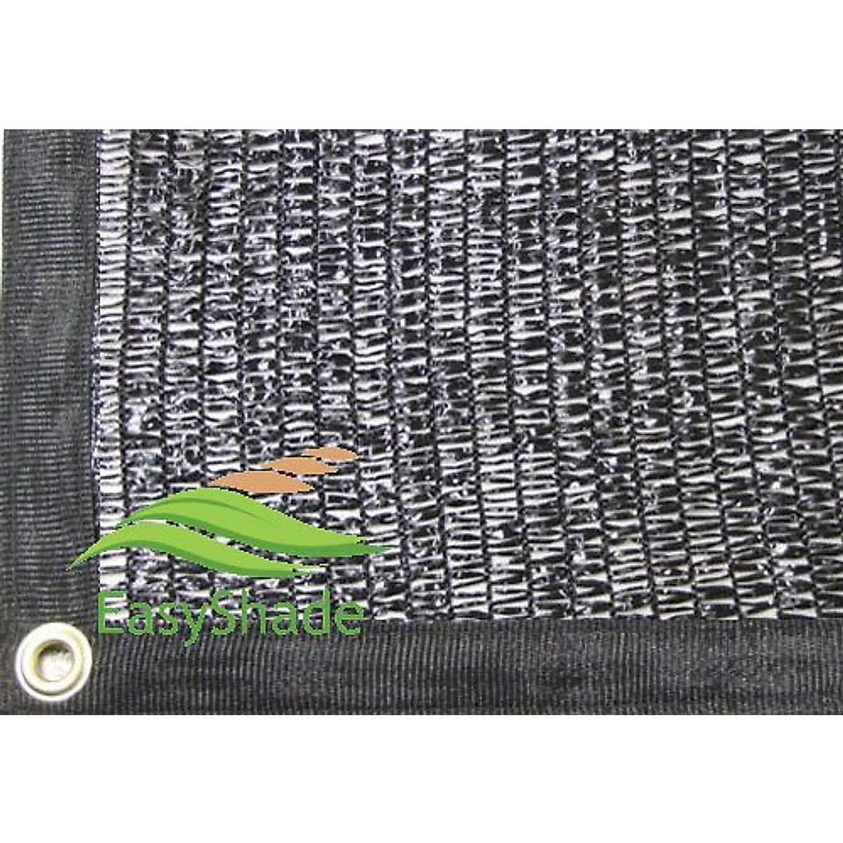 EasyShade 50% Black Shade Cloth Taped Edge with Grommets UV 12ft x 8ft