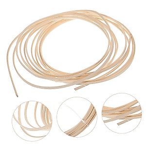 Outanaya 1 Roll Rattan Weave Material Woven Chair Weaving Kit Rattan Furniture Webbing Basket Wicker Furniture Repair Kit Chair Cane for DIY Rattan Weaving Material DIY Rattan Material Reed
