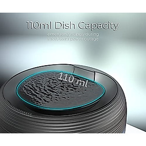 Nugget Lite Pet Water Fountain | 2.5 L Drinking Fountain for Cats and Dogs (Black)