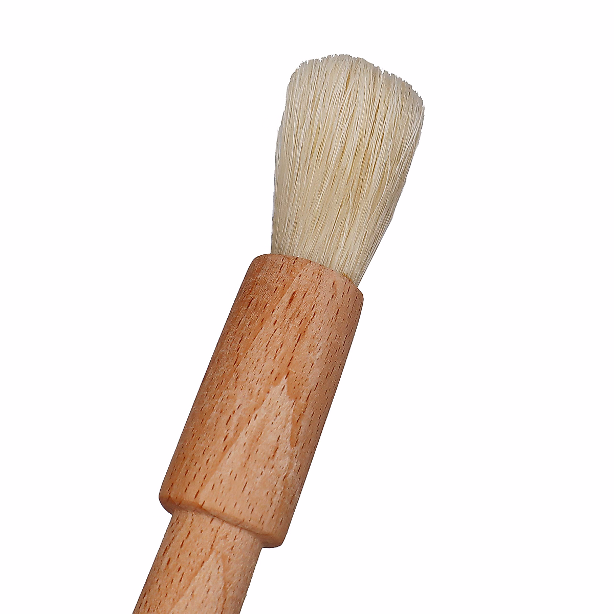 EIKS 2 Sets Natural Bristles with Wooden Handle Pastry Brushes for Basting Spreading Butter Oil Barbecue Baking Kitchen Cooking