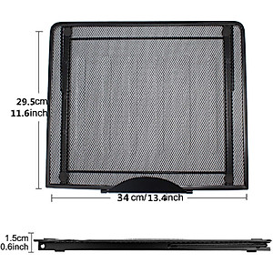 WUXINGMEILI 13.4x11.6inch Large Stand Ventilated Adjustable Light Box Laptop Pad Stand, Multifunction Tracing Holder for Ipad A3 A4 LED Tracing Light Pad Tablet Tracer