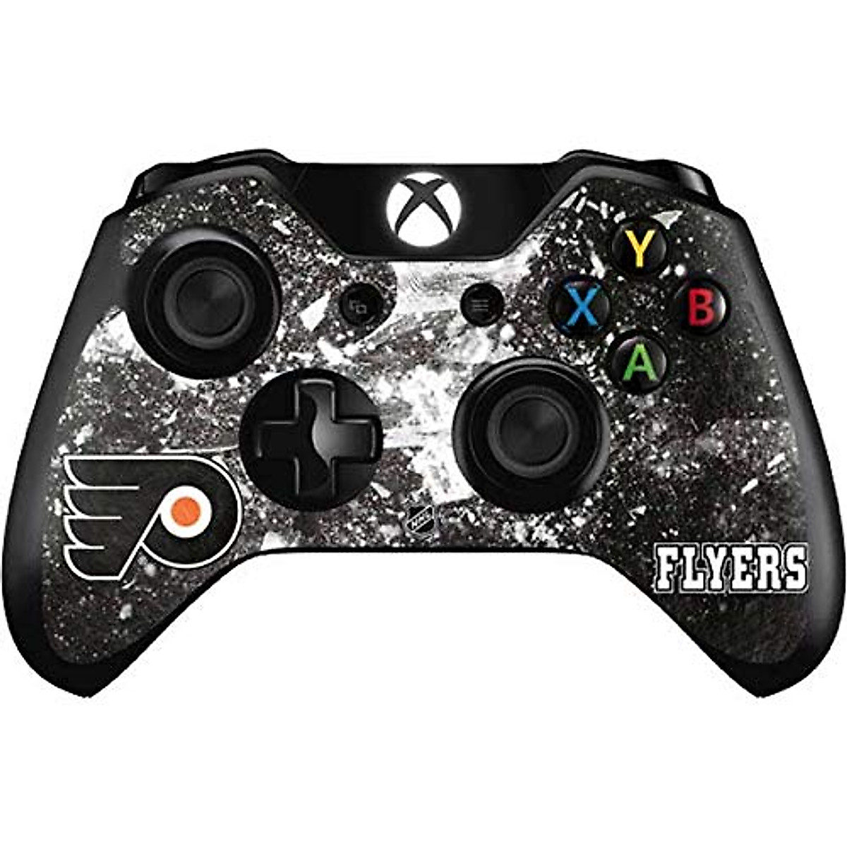 Skinit Decal Gaming Skin Compatible with Xbox One Controller - Officially Licensed NHL Philadelphia Flyers Frozen Design