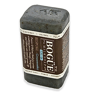 Handmade Goat Milk Soap 2 bars- BOGUE No.13 BESPOKE Greasemonkey Blend has serious scrubbing power. Essential oils of Orange & Vetiver remove grease, help protect & heal working hands.