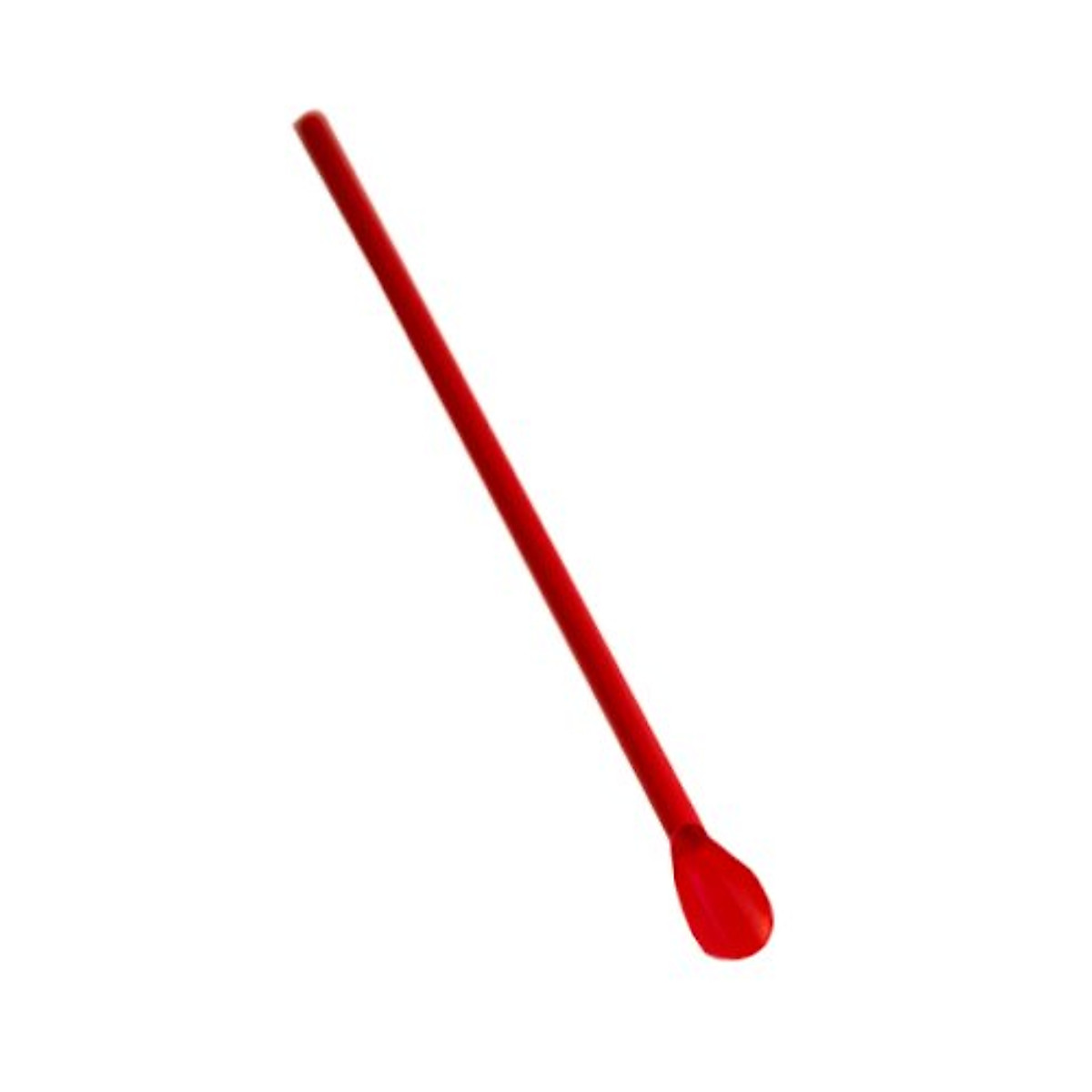 Perfect Stix Spoon Straws, Unwrapped, 10", Red (Pack of 100)