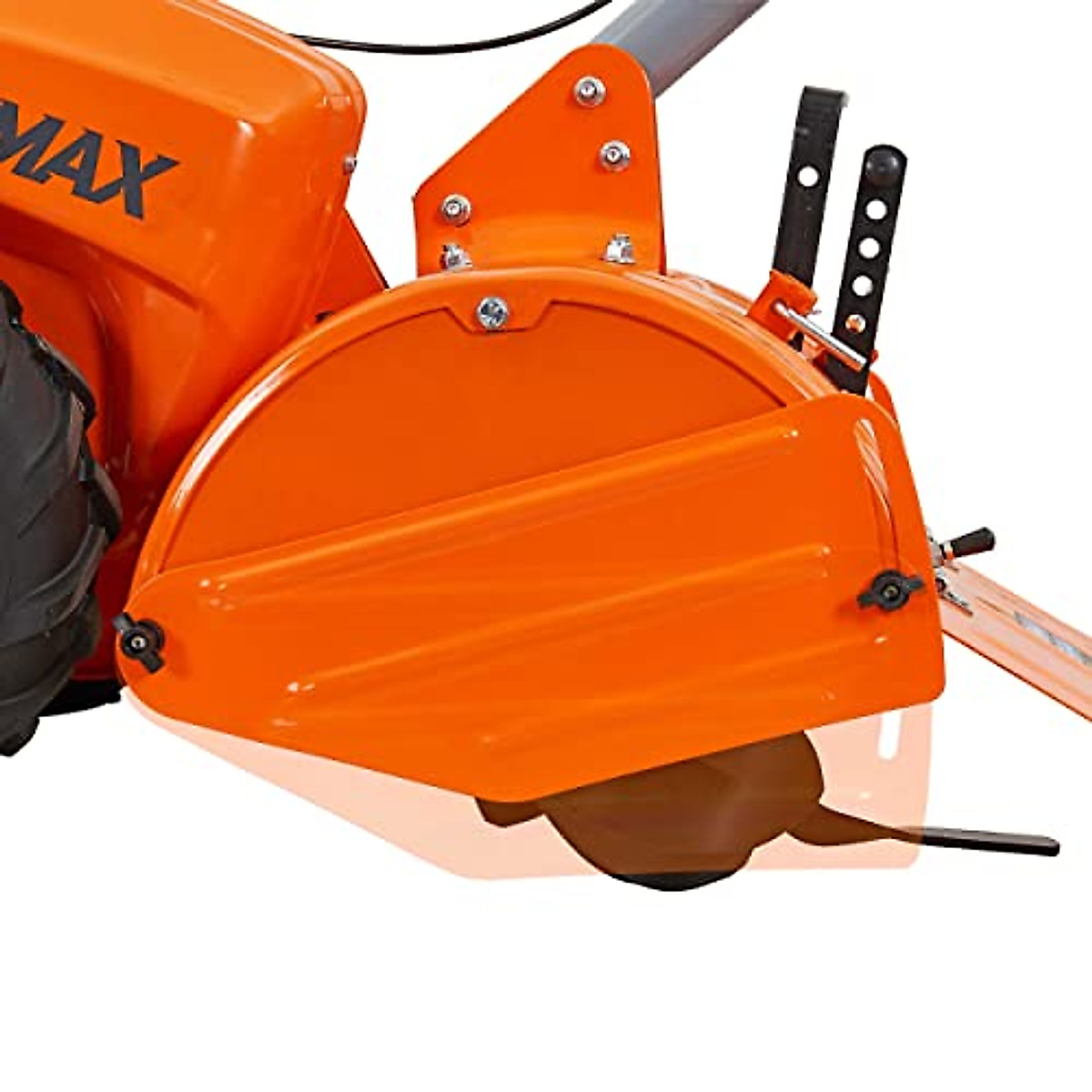 YARDMAX 18 in. 209 cc Gas OHV Engine Rear Tine Tiller with Dual Rotating Tilling