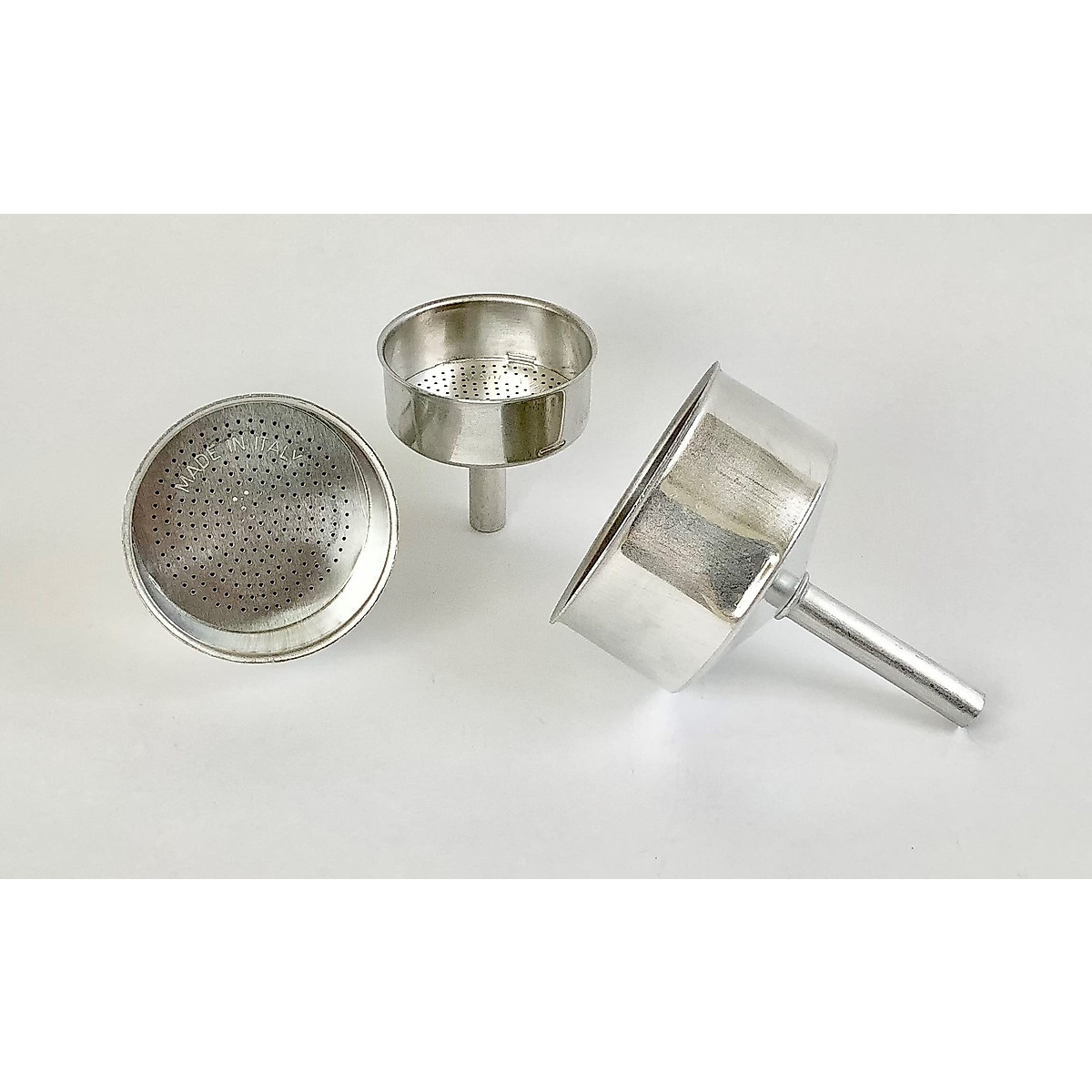 Tredoni Aluminum Funnel -Replacement- Size 2 Cup Aluminum Espresso Coffee Maker Moka Pot- 5.2cm (2 Cup)