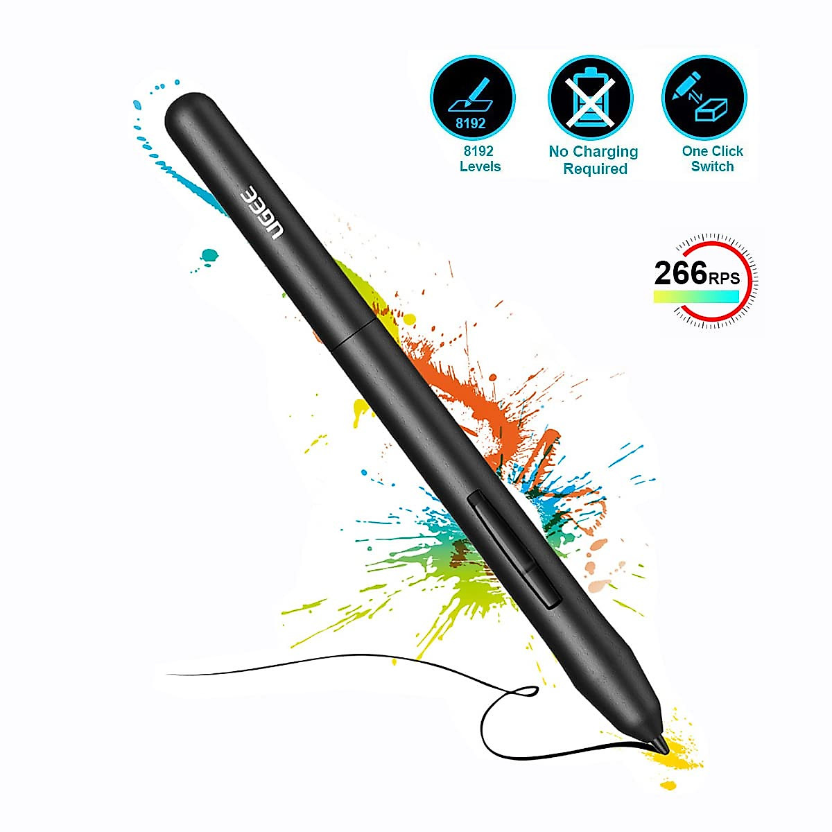 Stylus Pen for Graphics Drawing Tablet M708/S1060/S1060W/S640/S640W