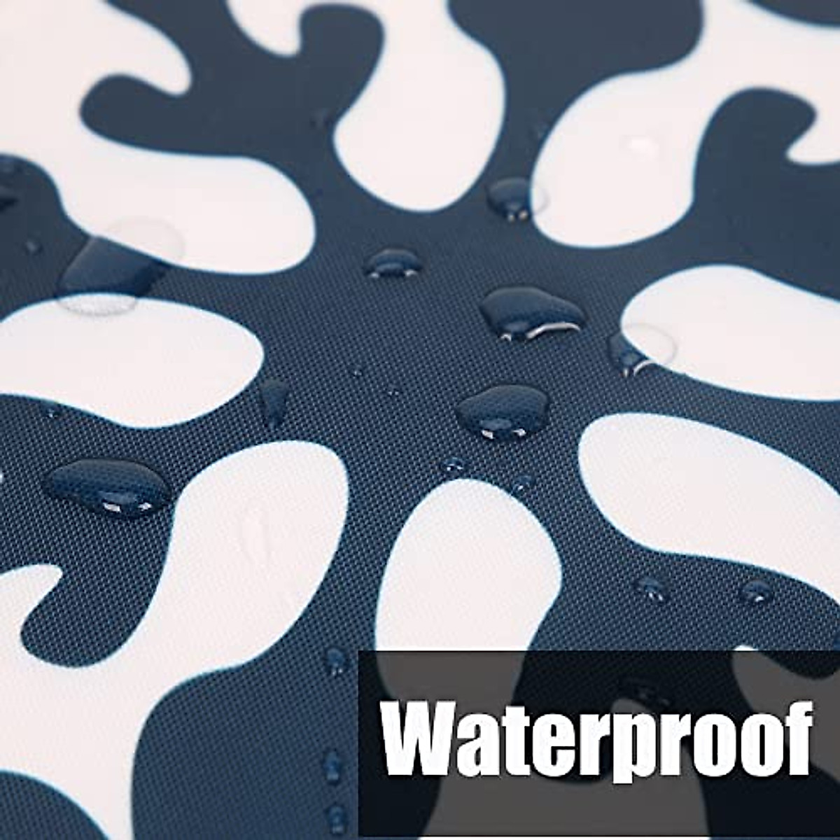 VIGVOG Yellow Blue Outdoor Indoor Waterproof Throw Pillow Covers 18x18 Inch Set of 4 Boho Floral Double-Sided Pillow Covers Modern Cushion Cases for Patio Funiture Garden Farmhouse Home Decor