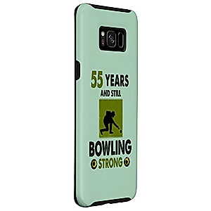 Galaxy S8+ Lawn Bowls 55th Birthday Idea For Men & Funny Lawn Bowling Case