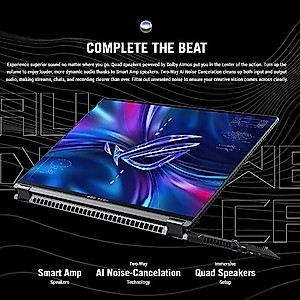 ASUS 2023 Newest ROG 2-in-1 Gaming Laptop, 16" WQXGA 165Hz Touchscreen, AMD Ryzen 9 6900HS, NVIDIA GeForce RTX 3060, 32GB DDR5 RAM, 1TB SSD, WiFi 6E, Backlit Keyboard, Windows 11 Home