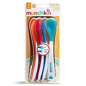 Munchkin® White Hot® Safety Baby Spoons, BPA Free, 4 Pack