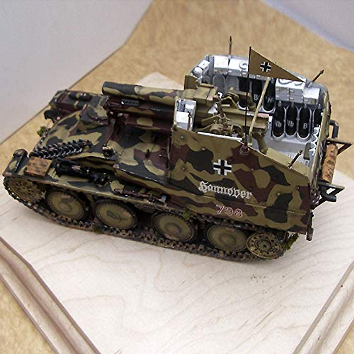 AEVVV Sturmpanzer 38(t) Grille German Panzer WWII 15-cm Self-propelled Gun Howitzer - Tank Model Kits Scale 1:35 Assembly Instructions in Russian Language
