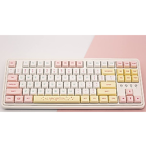 ZMX Macaroon PBT Dye-Sublimation Keycap,XDA Profile 136 Keys Custom Keycaps Set for MX Switch Mechanical & Gateron Optical Gaming Keyboards