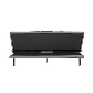 YUNLife&Home Loveseat Sofa,Modern Decor Accent Futon Love Seat Couches Bed for Living Room Bedroom Napping,Tufted Upholstered Small Recliner Couch Furniture,Solid and Easy to Install