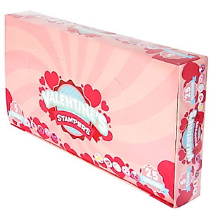 JOYIN 50 Pcs Valentines Day Arts & Crafts Stamper for Kids, Stamps for Valentine’s Day Classroom Exchanging Gifts, Novelty Party Favor, Classroom Holiday Reward Prizes