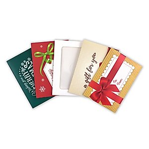 50 Guardian Giftcard Envelopes - Christmas & Holiday Variety Pack