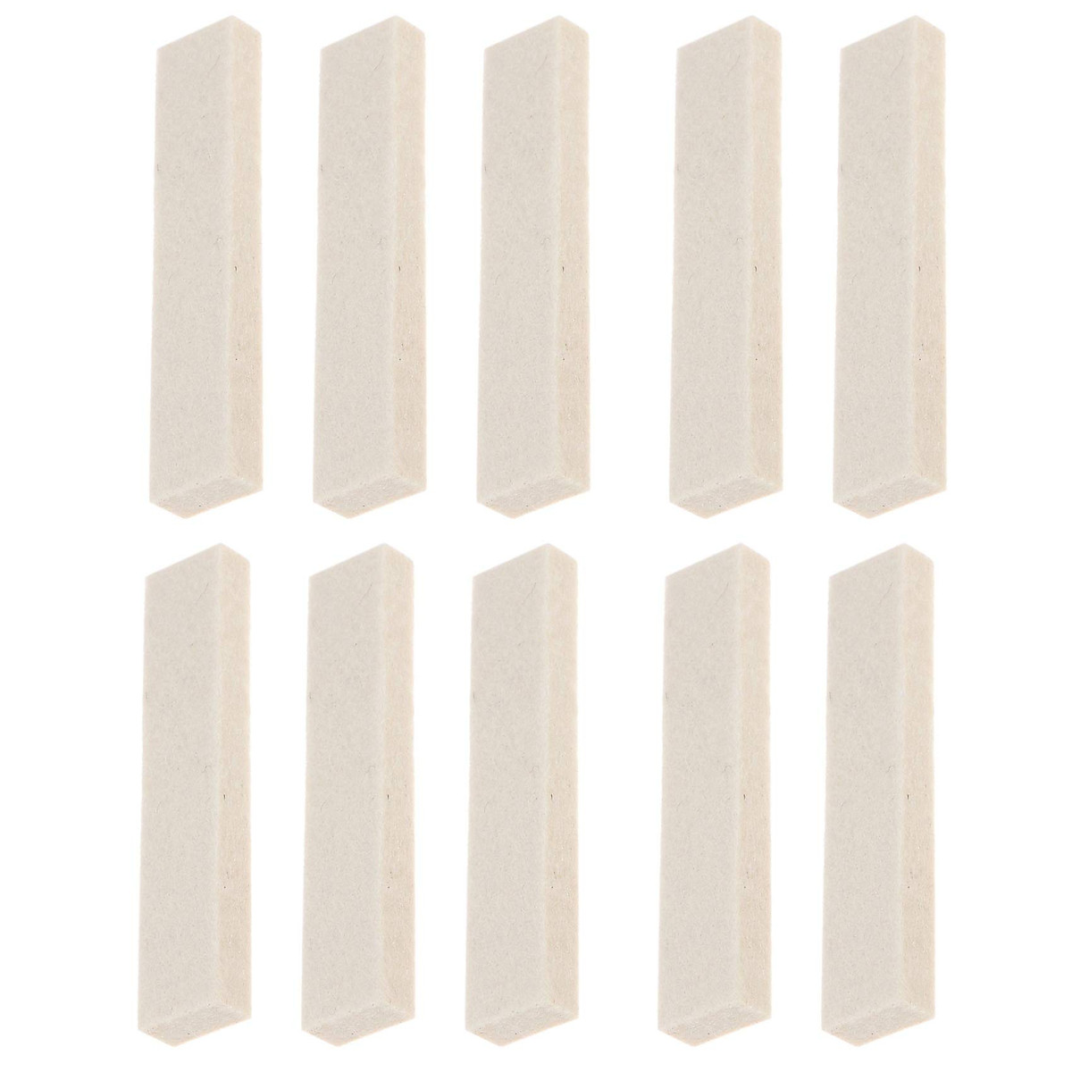 Moovul 10pcs Exercise Bike Brake Pads Wool Felt Resistance Drag Pad for Bike Brake Pads Replacement Part